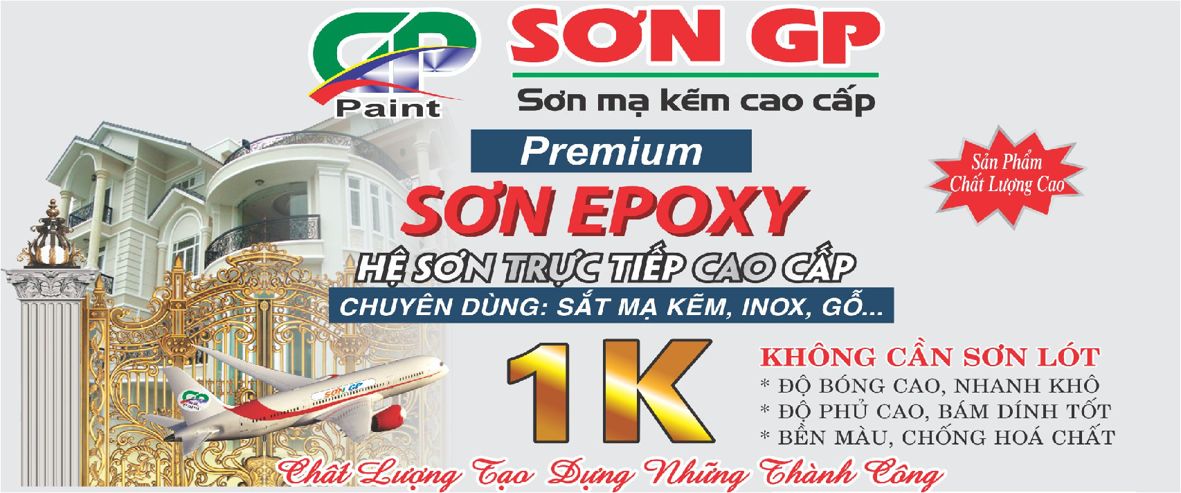 SƠN GP PAINT ! SƠN SẮT THÉP GP, SẮT MẠ KẼM GP , KẼM, … SƠN KẼM CAO CẤP ...